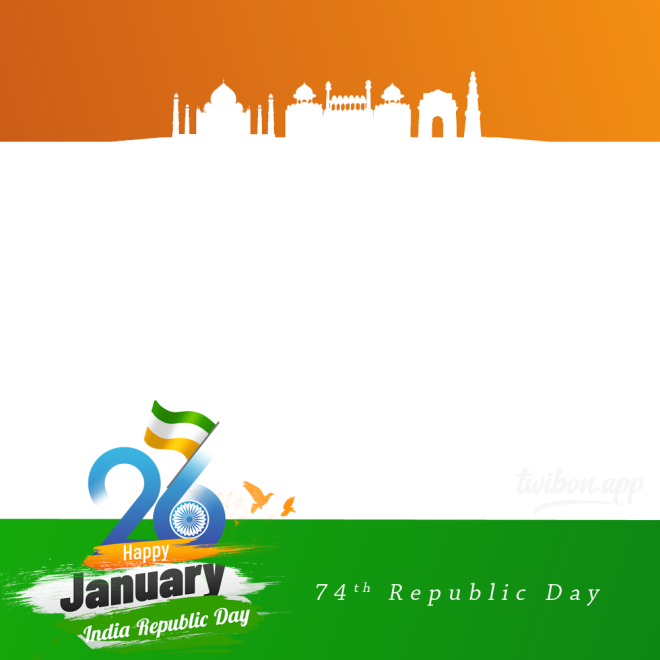 January 26 India Republic Day Greetings Photo Background