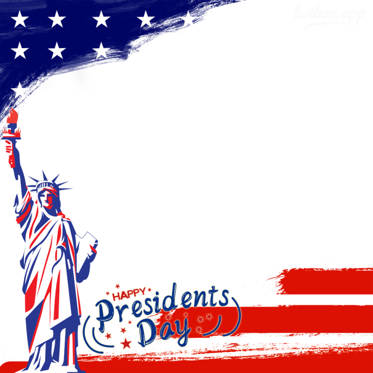 Happy President Day Caption 2023 Background Frame