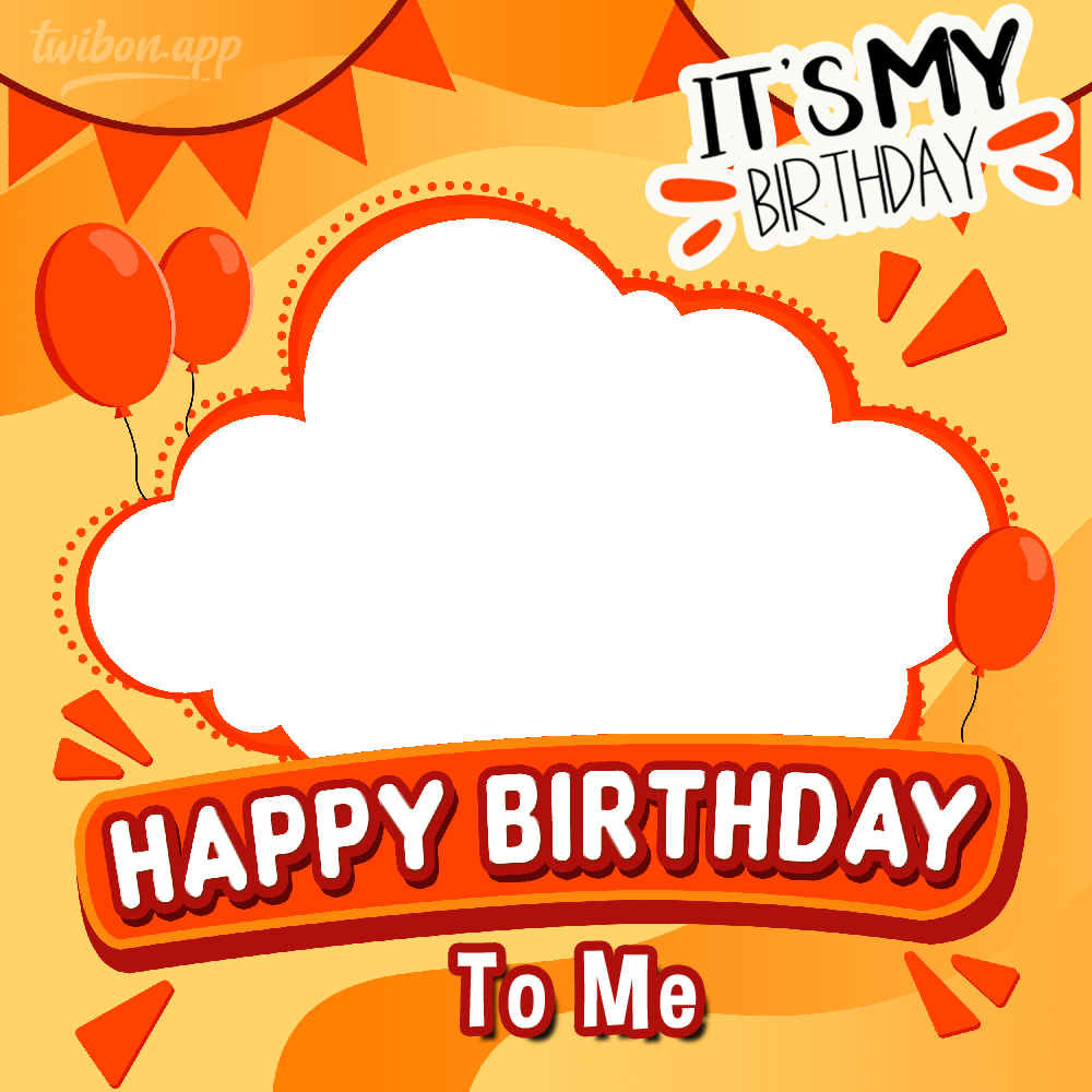 It s My Birthday Happy Birthday To Me Simple Colorful
