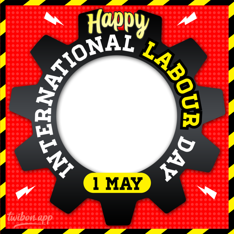 Labor Day Celebration Background Picture Frame - Twibon App