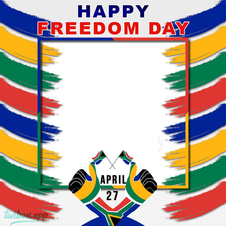 Freedom Day South Africa 27 April Greetings Twibbon