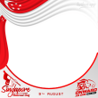 Happy 9th Singapore National Day NDP 2023 Twibbon