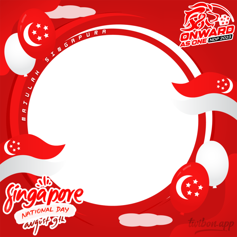 Singapore National Day NDP 2023 Background Frame