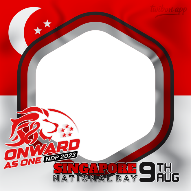 Singapore National Day 2023 Theme Logo Twibbon