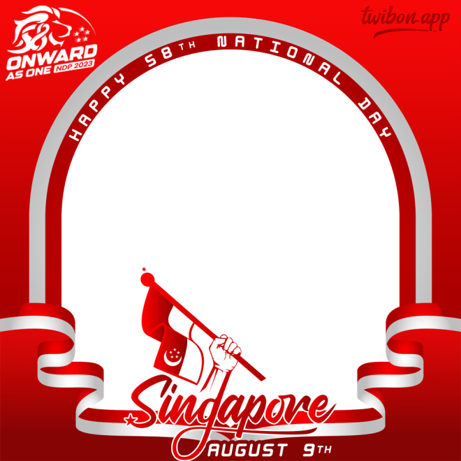 Singapore National Day NDP 2023 Background Frame