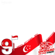 Singapore National Day NDP 2023 Background Frame