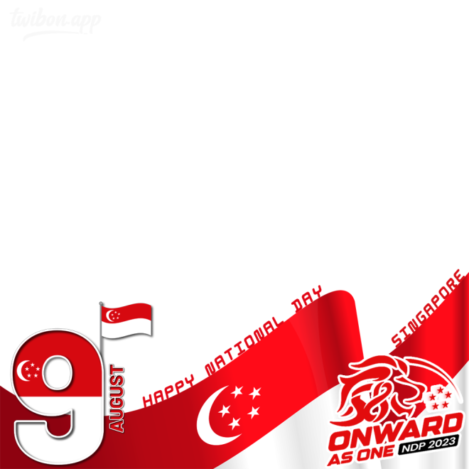 Singapore National Day NDP 2023 Background Frame