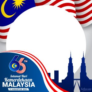 Twibbon 66 Tahun Malaysia Madani Merdeka 31 Agustus 2023