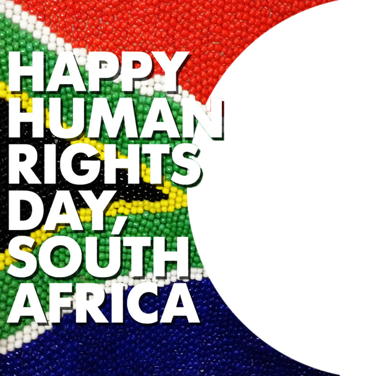 Human Rights Day South Africa 2025 Twibbon Frame